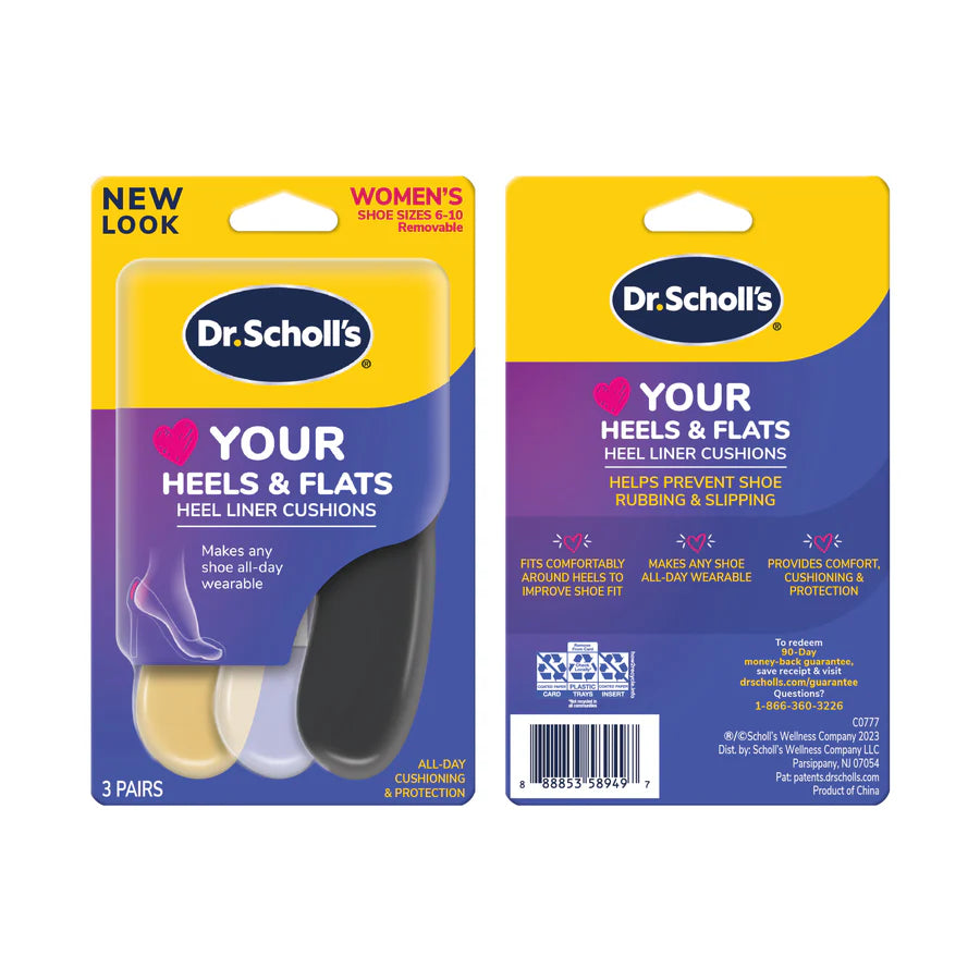 Stylish Step Heel Liners 3 Pack | Dr Scholls Singapore – Dr. Scholl's Singapore