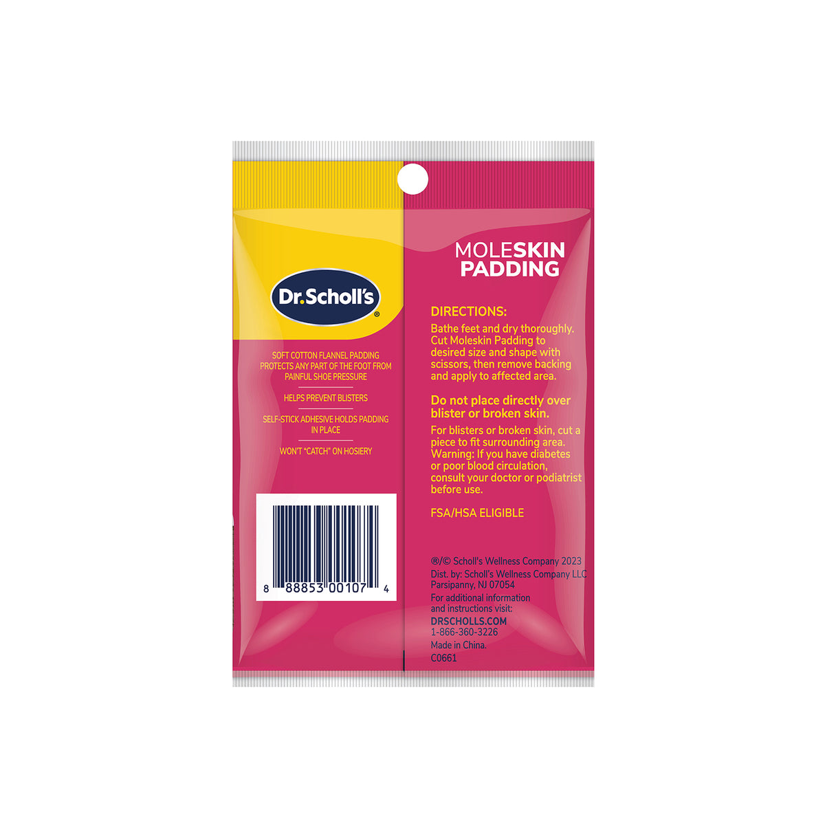 Moleskin Padding 3 Strips | Dr Scholls Singapore – Dr. Scholl's Singapore