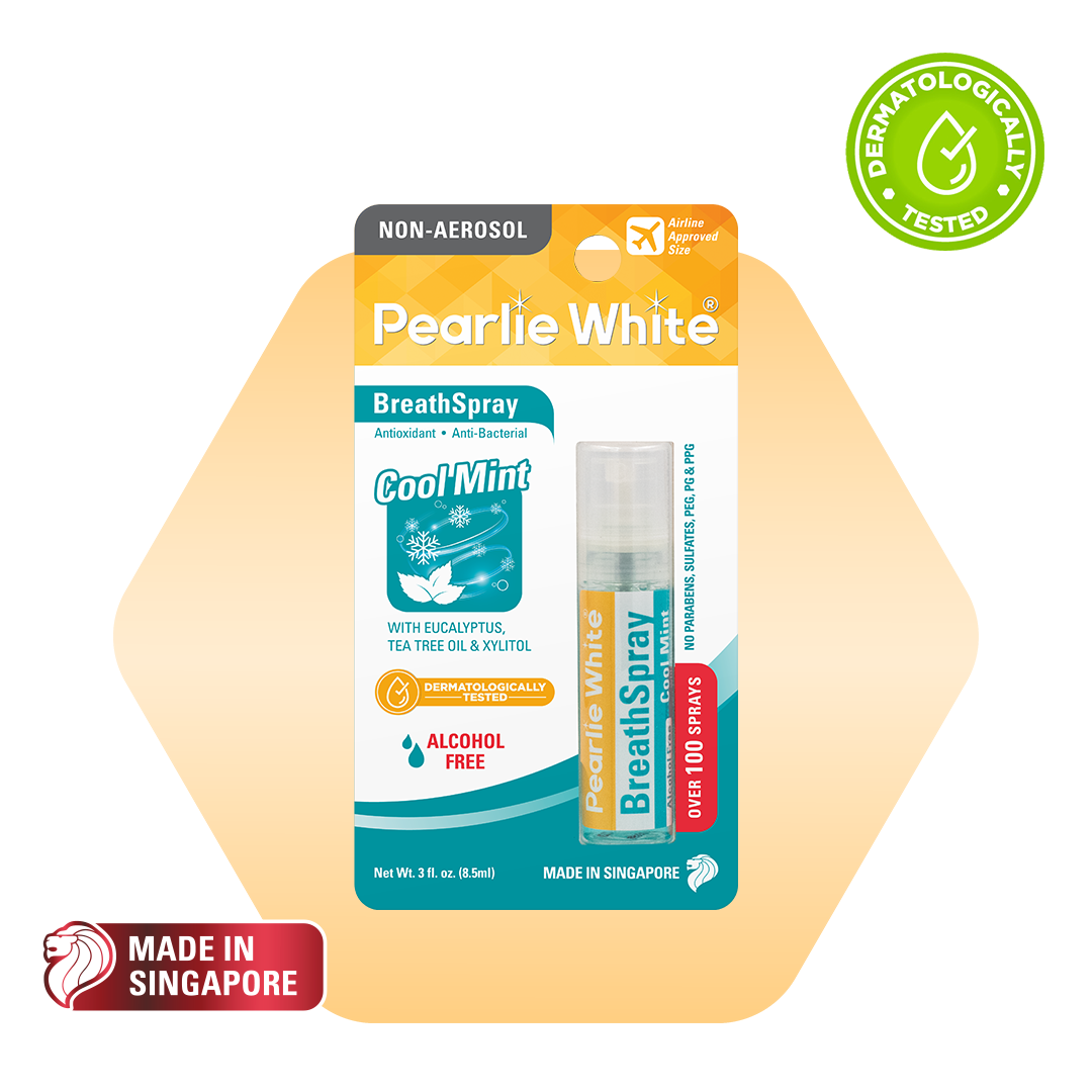 Pearlie White BreathSpray CoolMint (Alcohol Free) 8.5ml – Dr. Scholl's ...
