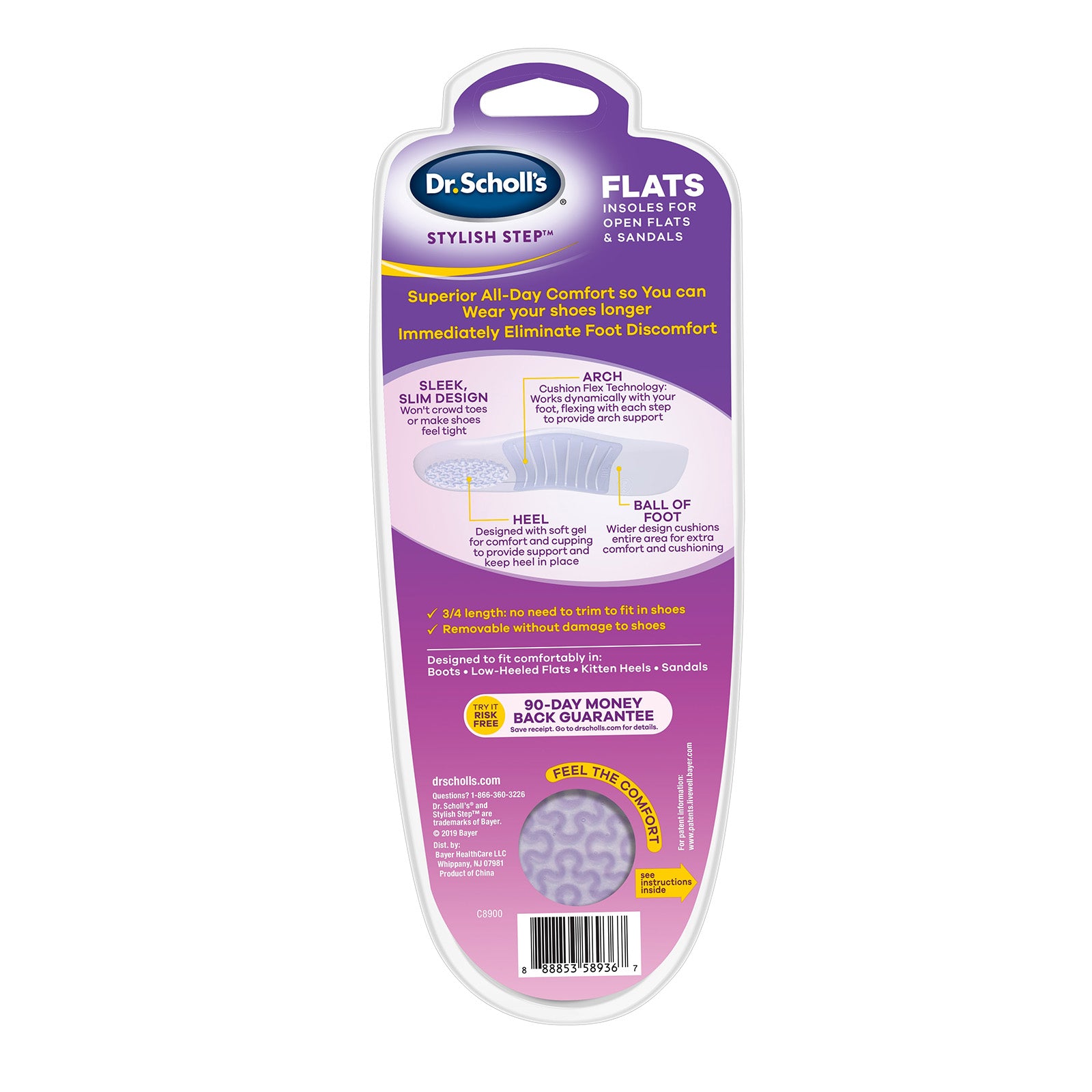 Stylish Step Discreet Insoles for Flats | Dr Scholls Singapore – Dr ...